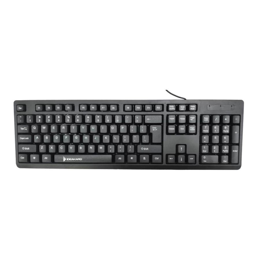 IDEAKARD Wired Keyboard | NK500 | Full-Size Keyboard | USB Plug-and ...